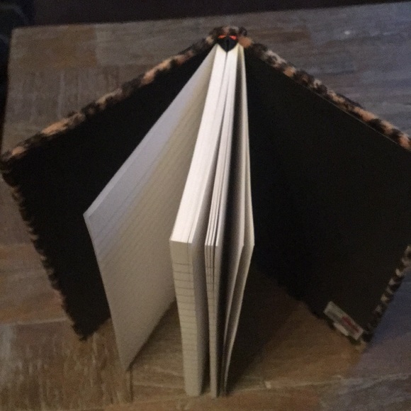 Other | Leopard Print Faux Fur Journal | Poshmark